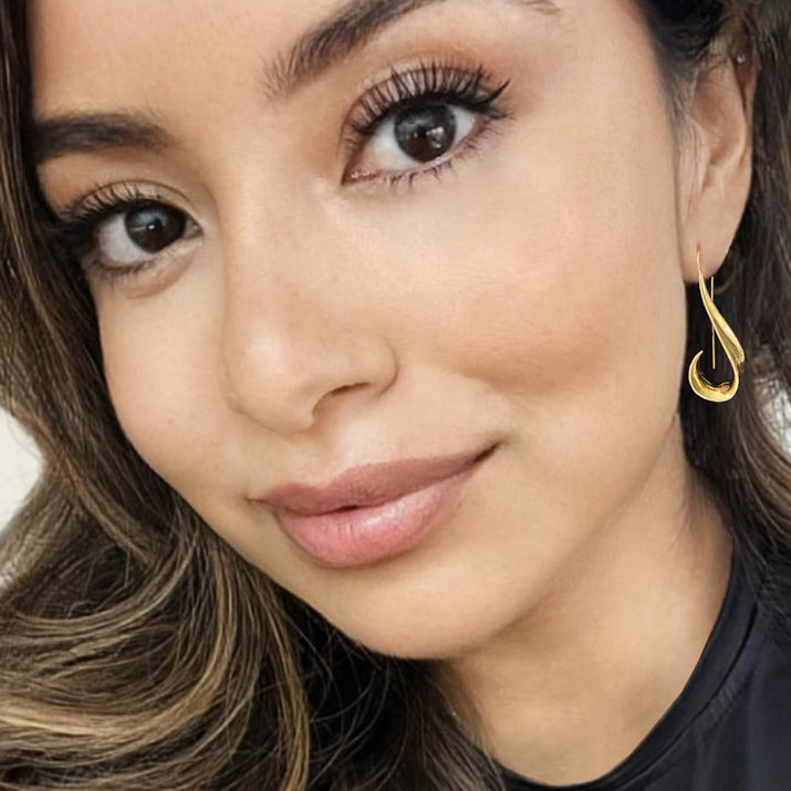 gold twist & turn earrings – robertachiarella.com